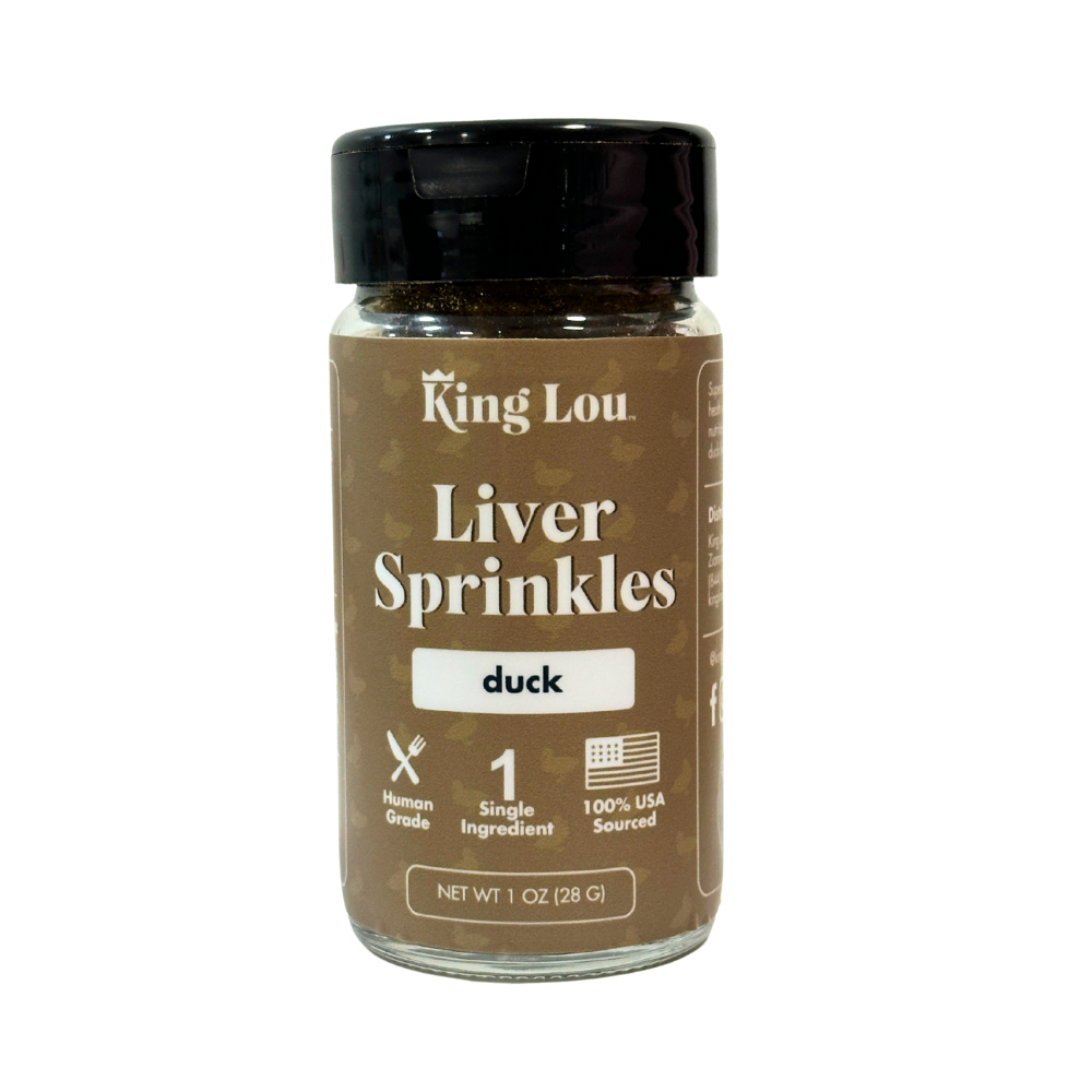 duck liver sprinkles – King Lou Pets