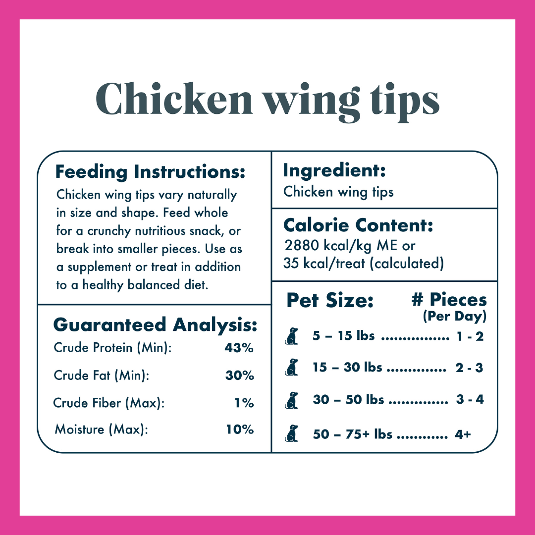 chicken wing tips – King Lou Pets